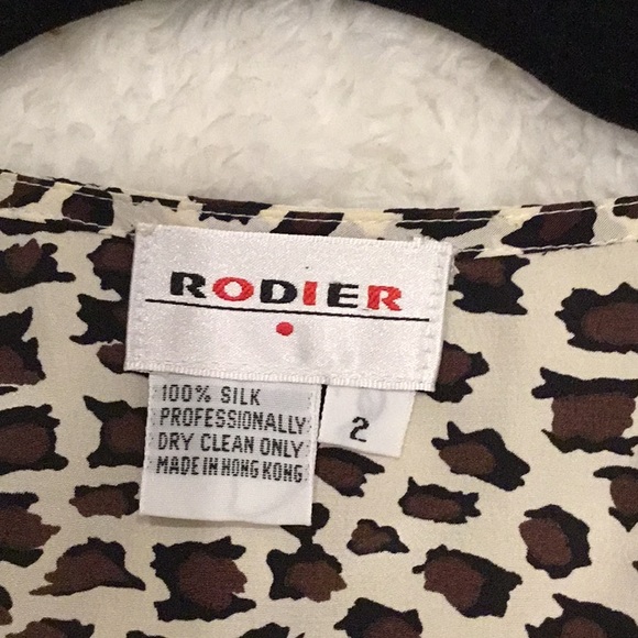 RODIER | Tops | Rodier Paris Silk Top W Side Sash | Poshmark